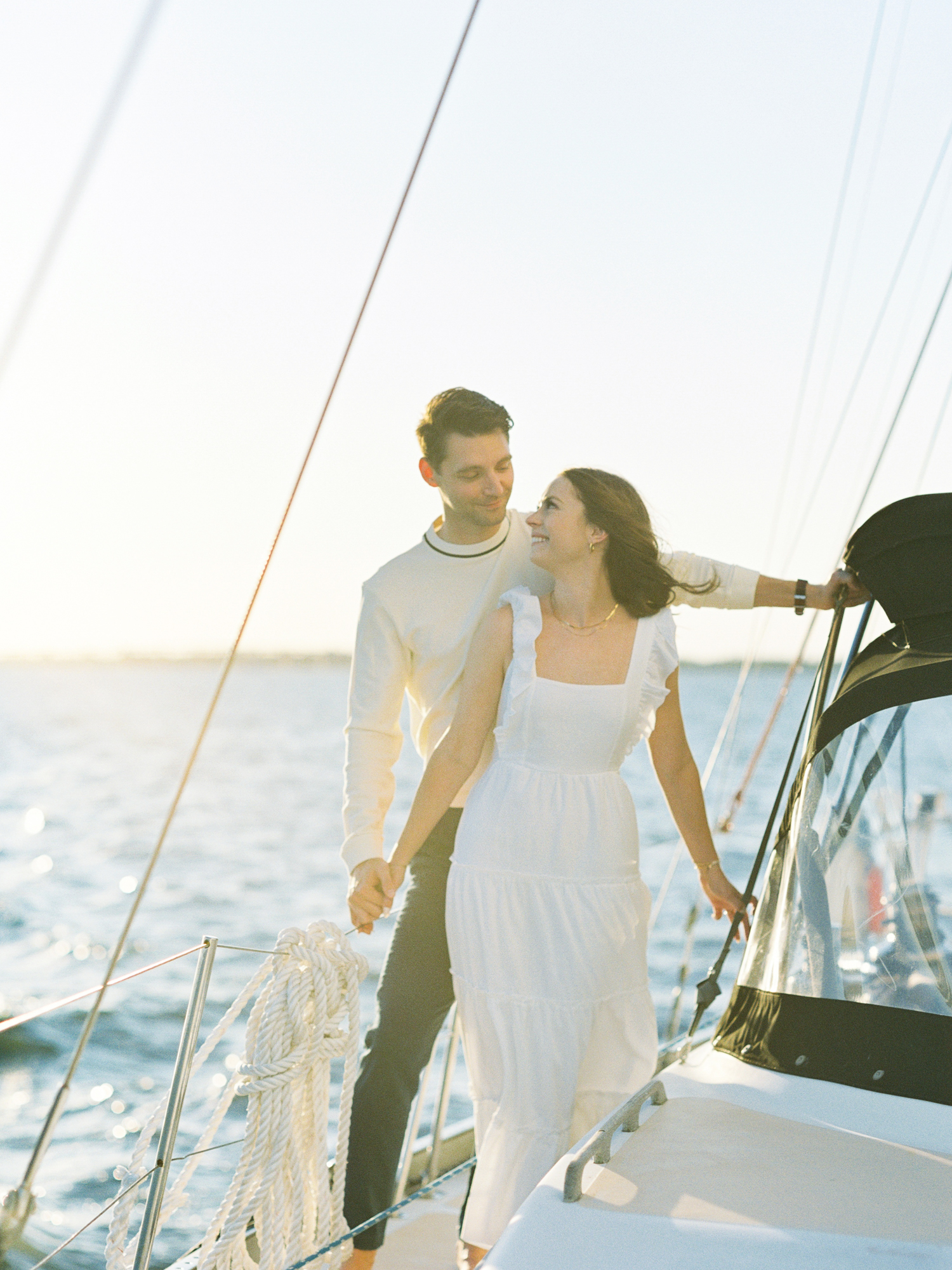 Sailboat Engagement Photos: Tre and Easton - sarahnannphotography.com