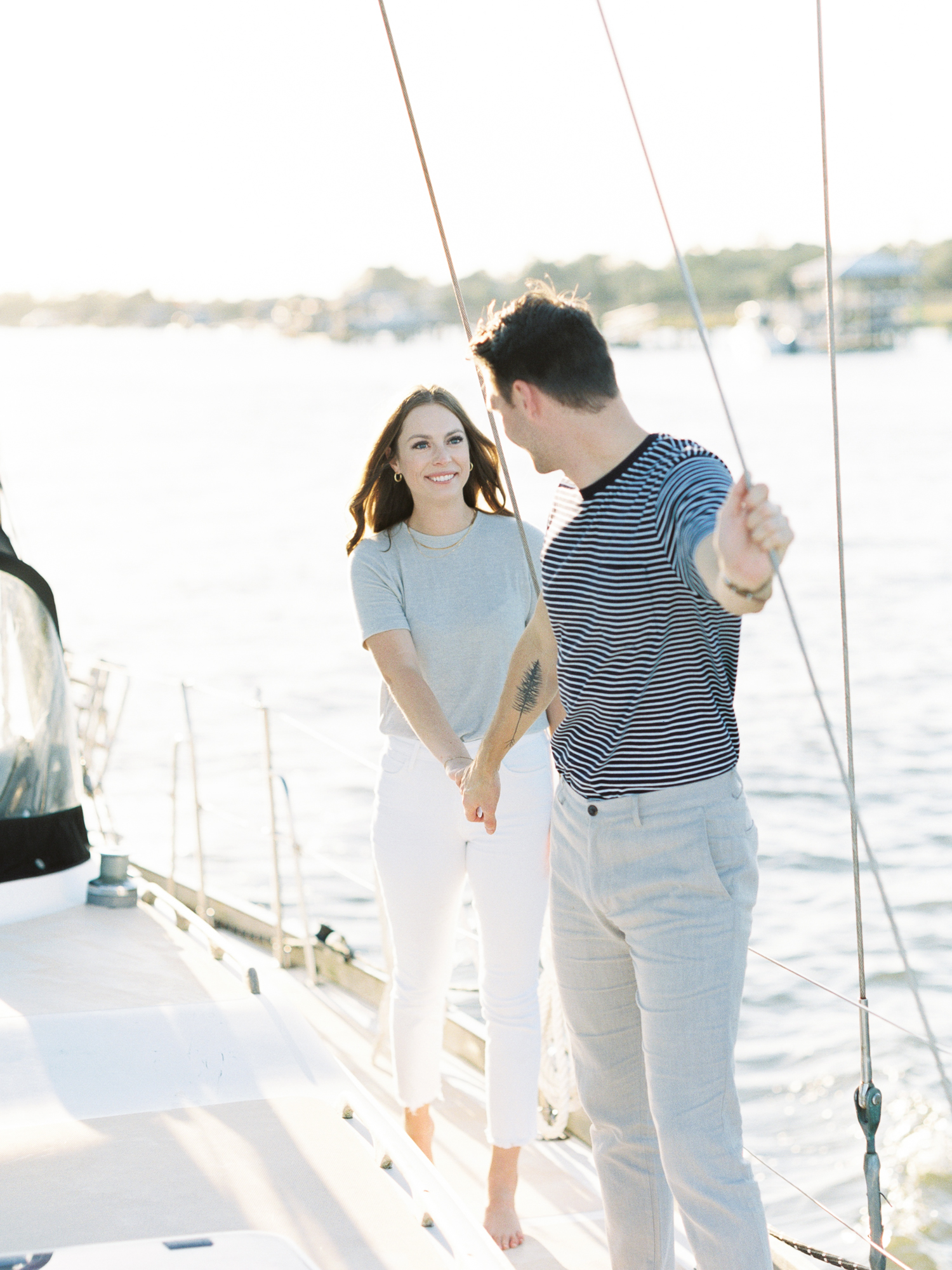 Sailboat Engagement Photos: Tre and Easton - sarahnannphotography.com