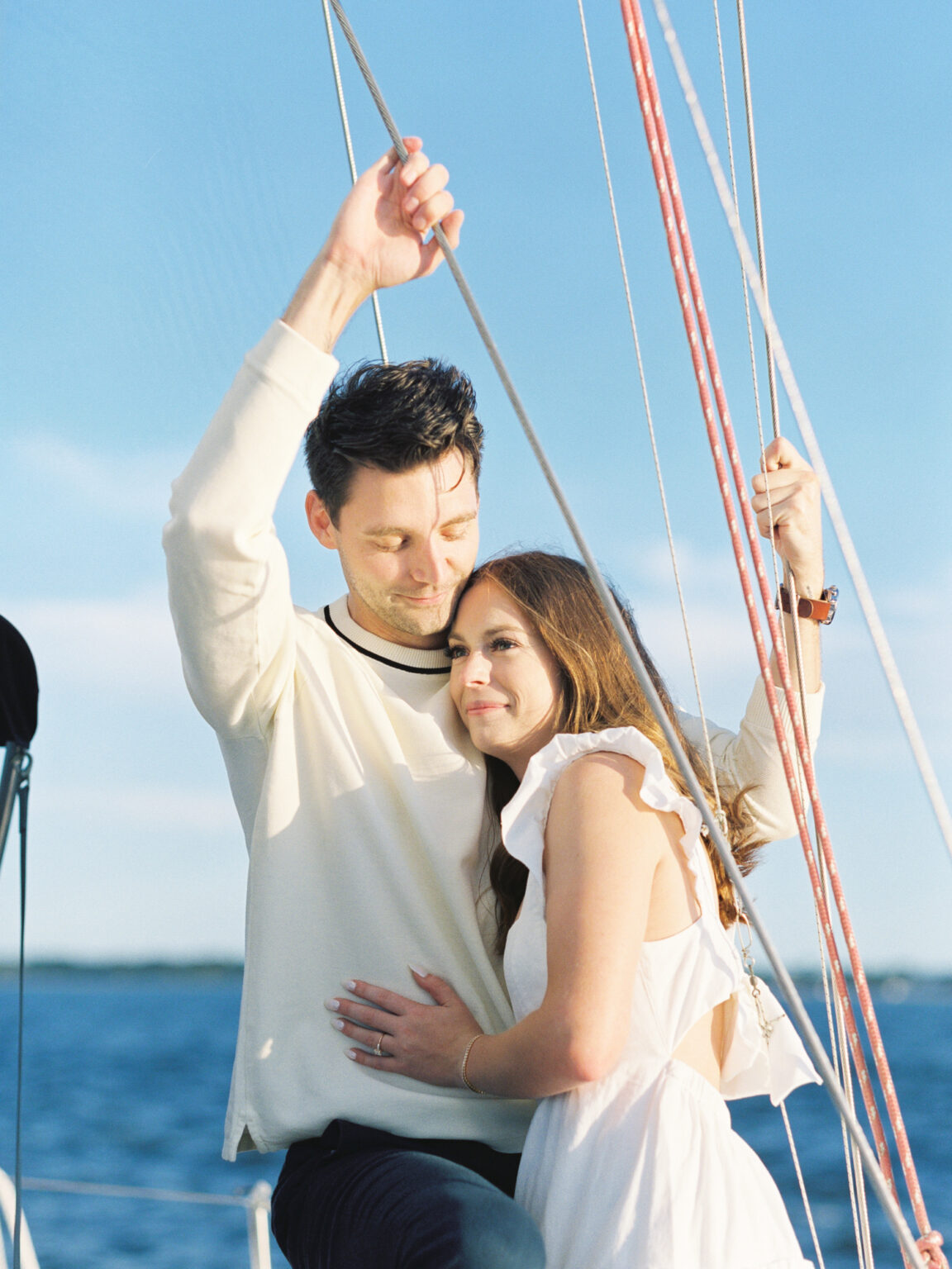 Sailboat Engagement Photos: Tre and Easton - sarahnannphotography.com
