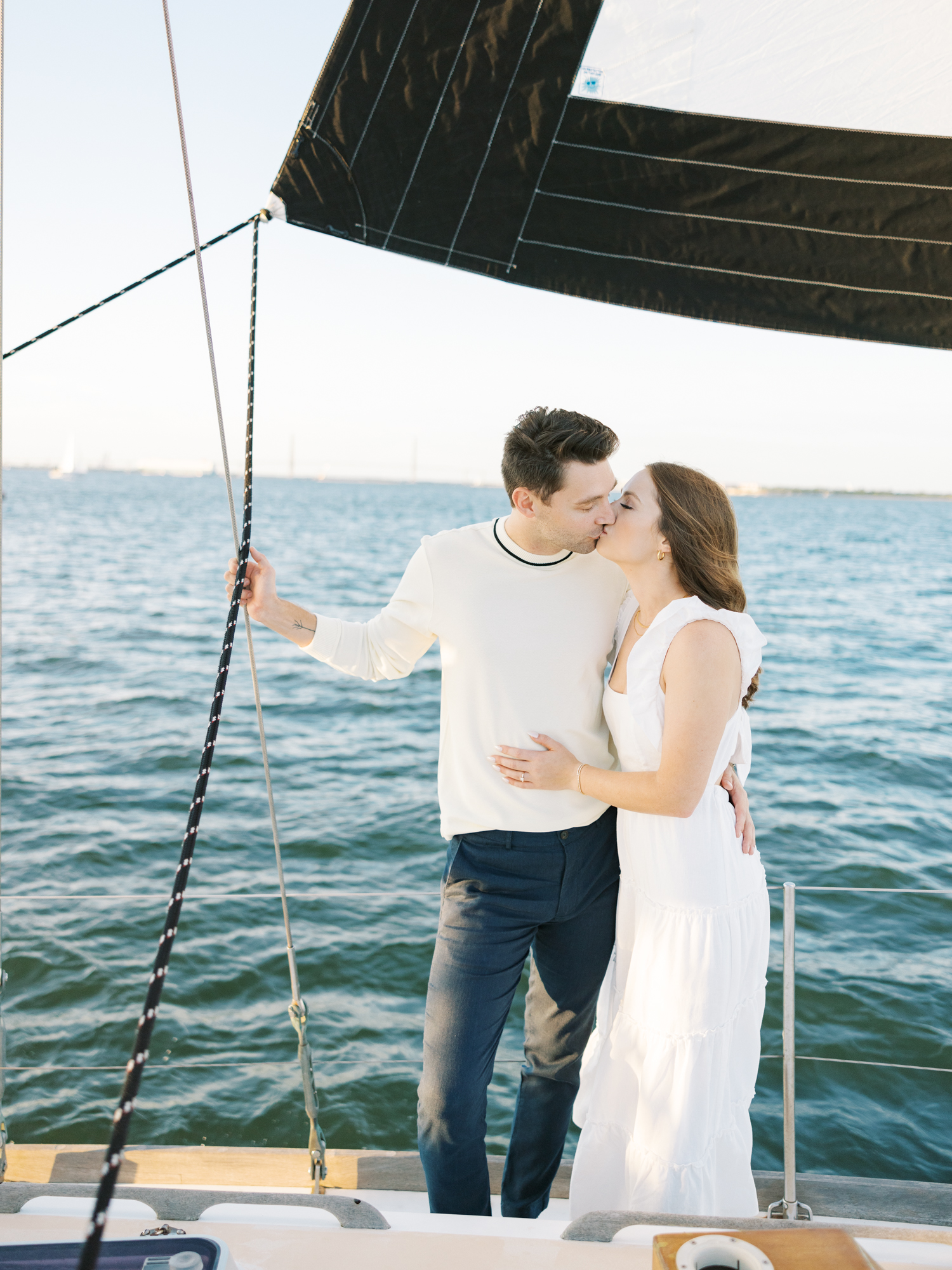Sailboat Engagement Photos: Tre and Easton - sarahnannphotography.com
