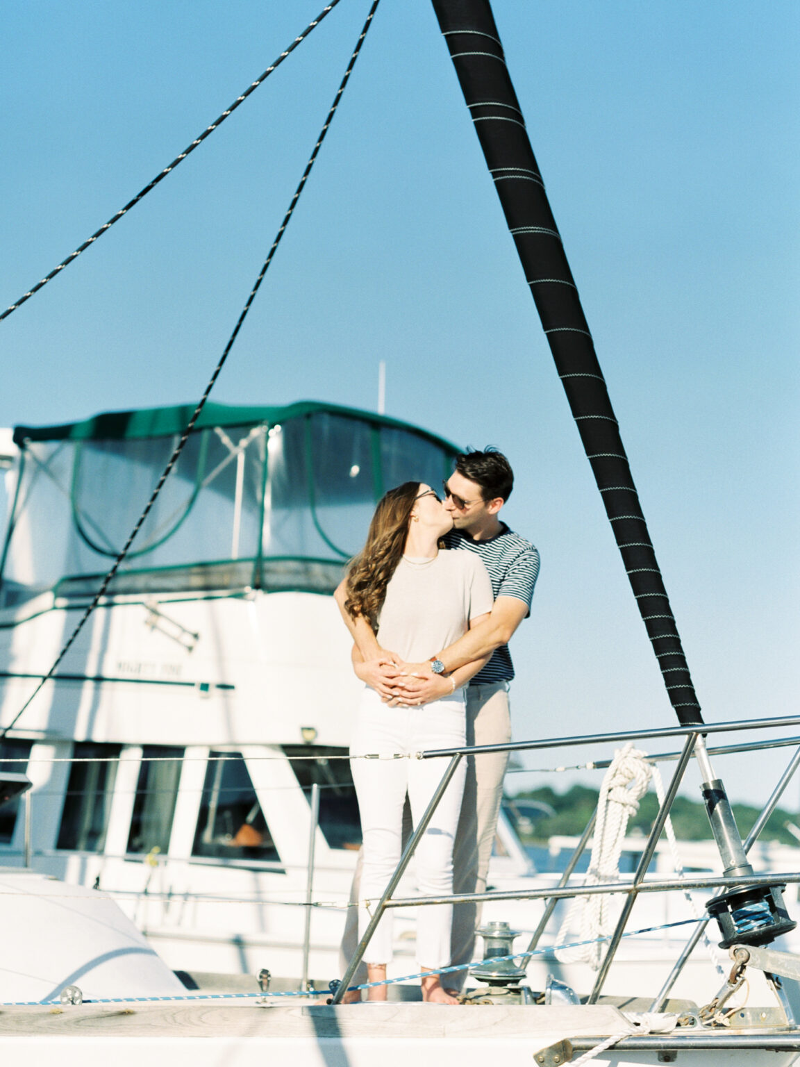 Sailboat Engagement Photos: Tre and Easton - sarahnannphotography.com